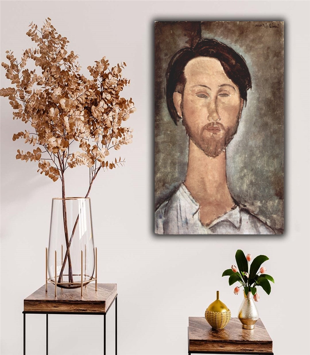 Amedeo Modigliani Portrait of Léopold Zborowski 1918 Canvas Print Wall ...