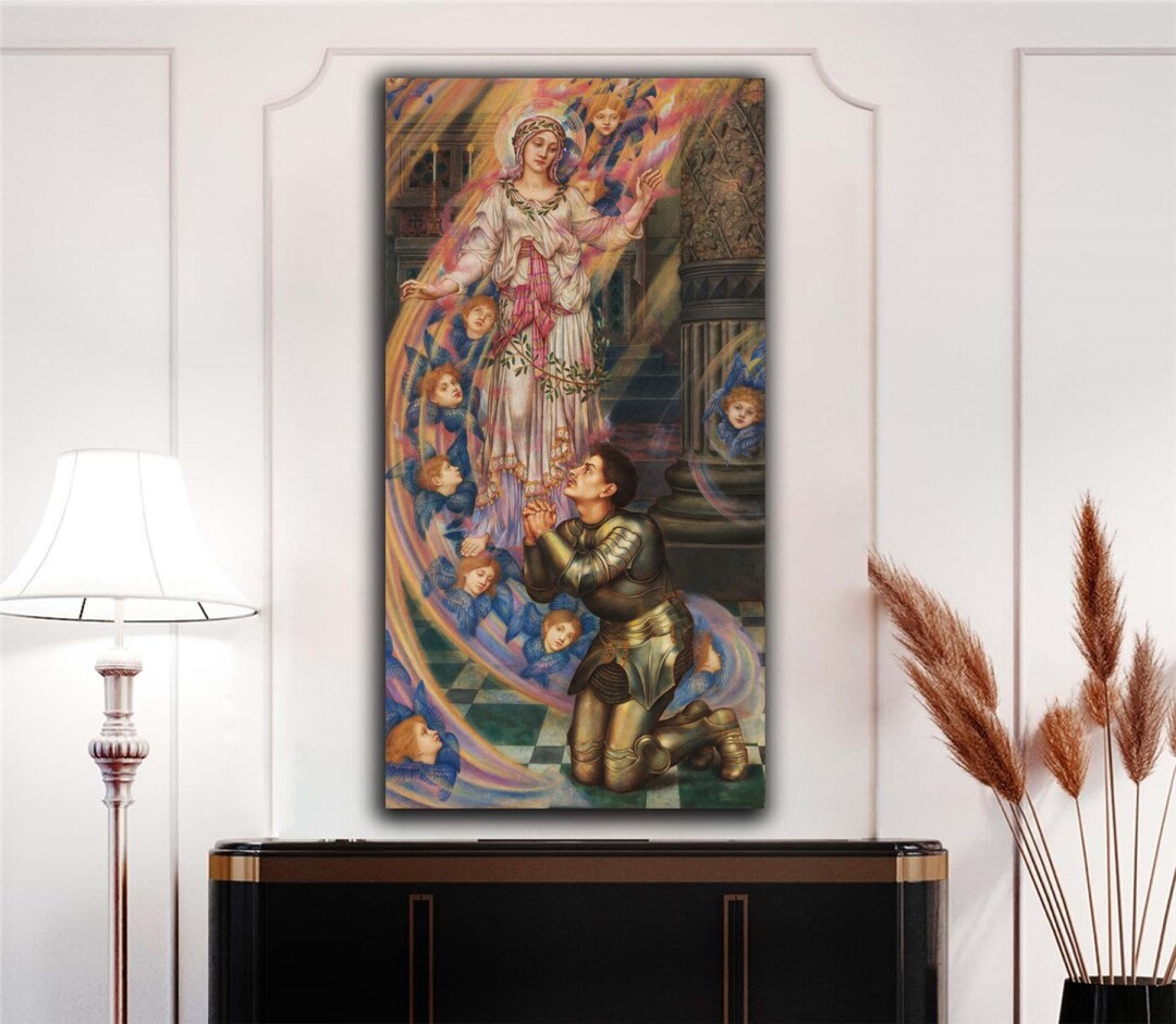 Evelyn De Morgan Our Lady of Peace 1907 Canvas Print Wall Art,morgan ...