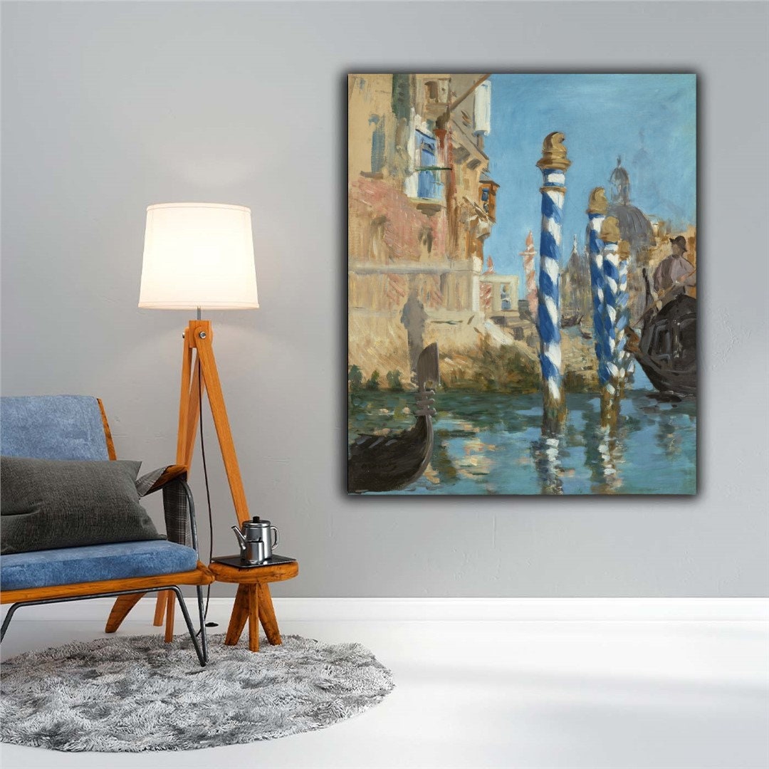 Edouard Manet Le Grand Canal à Venise 1874 Canvas Print Wall Art,manet ...