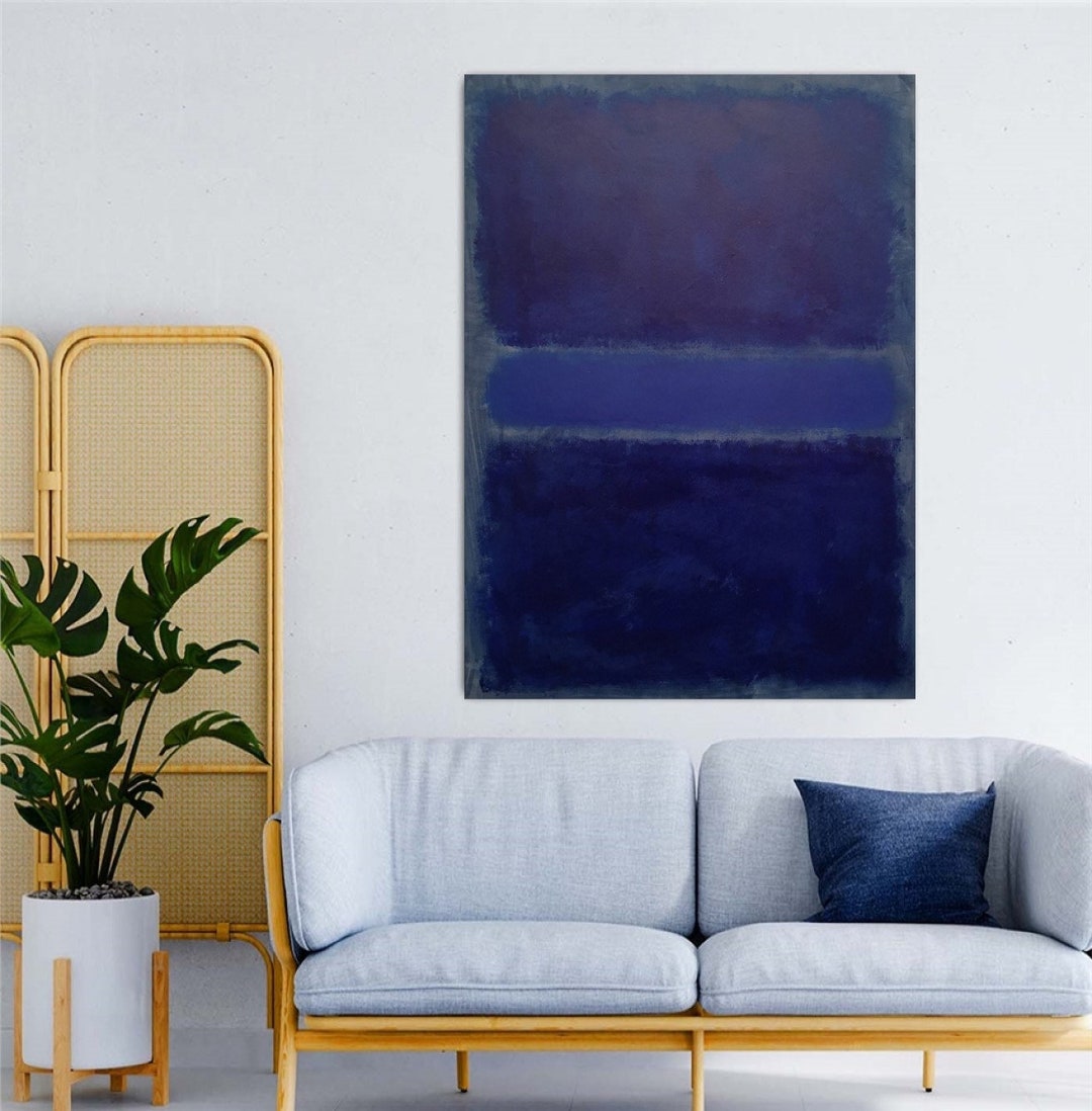 Mark Rothko Untitled Blue and Grey 1968 Leinwanddruck Wandkunst,Rothko ...