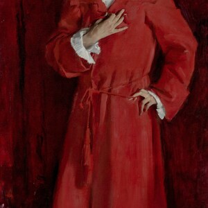 John Singer Sargent Dr. Pozzi at Home 1881 Canvas Print Wall Art,john ...