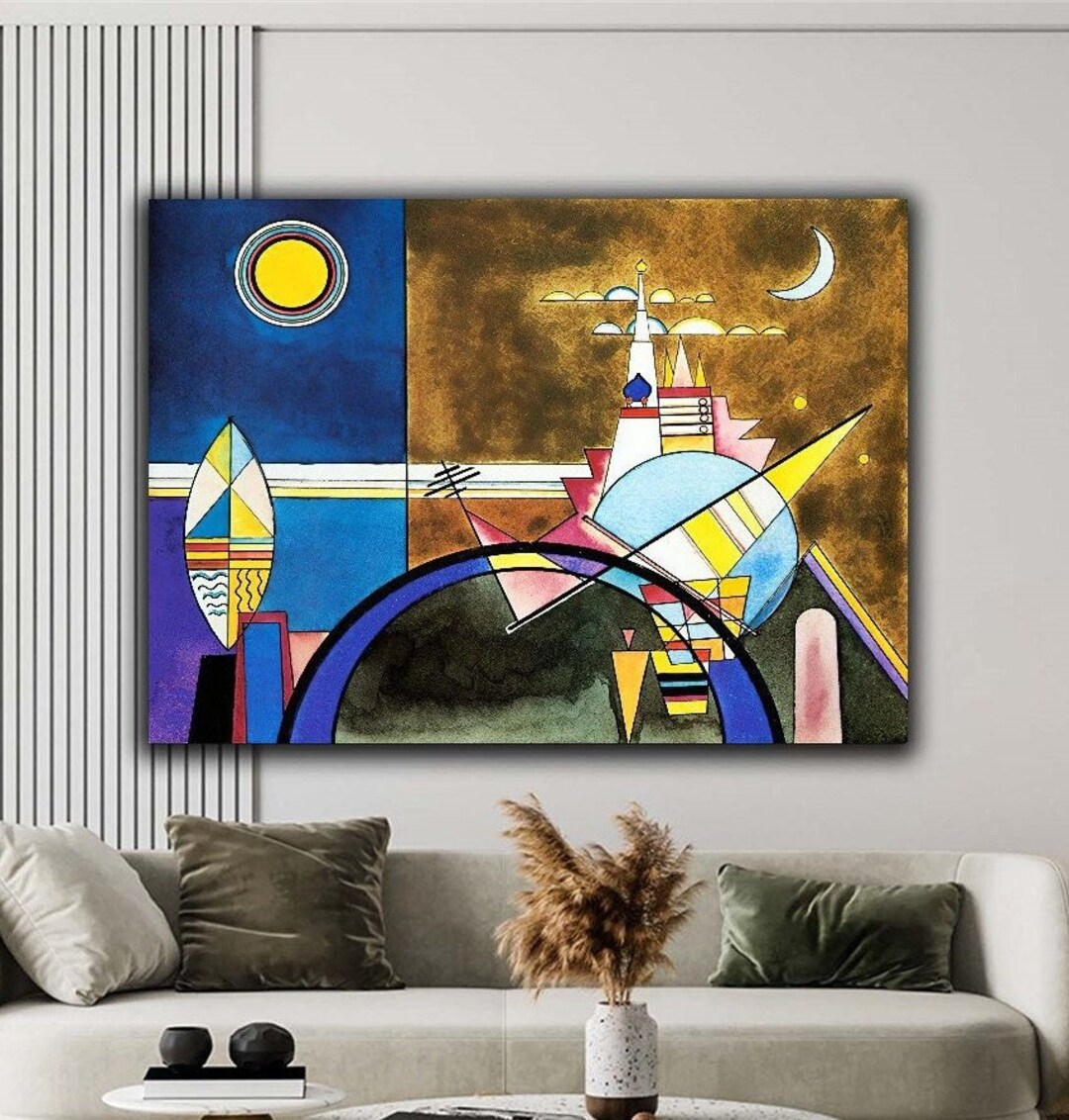 Wassily Kandinsky the Colorful Life Print Wall Art, 1907 Kandinsky ...