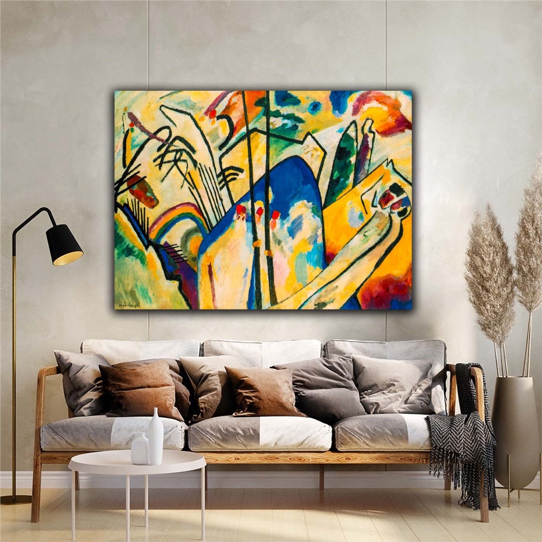 Wassily Kandinsky Composition No. 4 1911 Canvas Print Wall Art ...