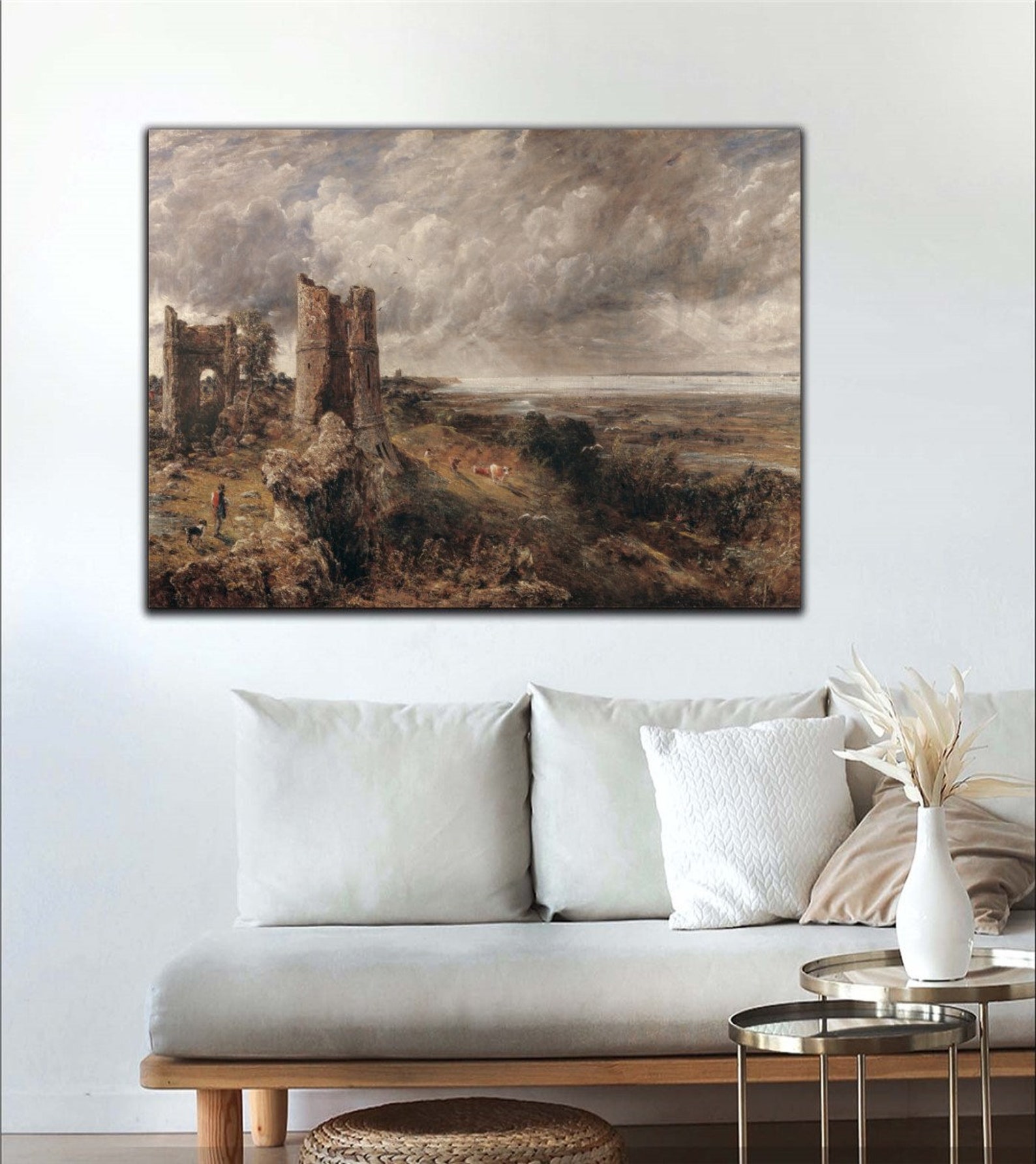 John Constable Hadleigh Castle the Mouth of the Thames Morning After a ...