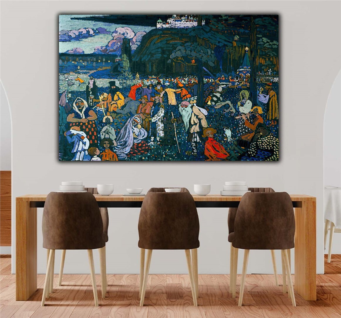 Wassily Kandinsky the Colorful Life Print Wall Art, 1907 Kandinsky ...