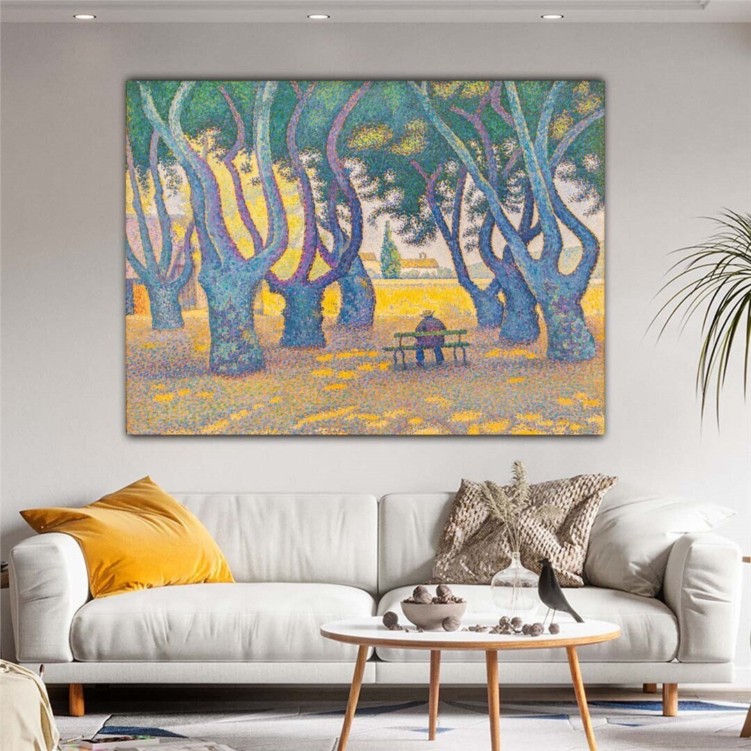 Paul Signac Place Des Lices St. Tropez 1893 Canvas Print Wall Art ...