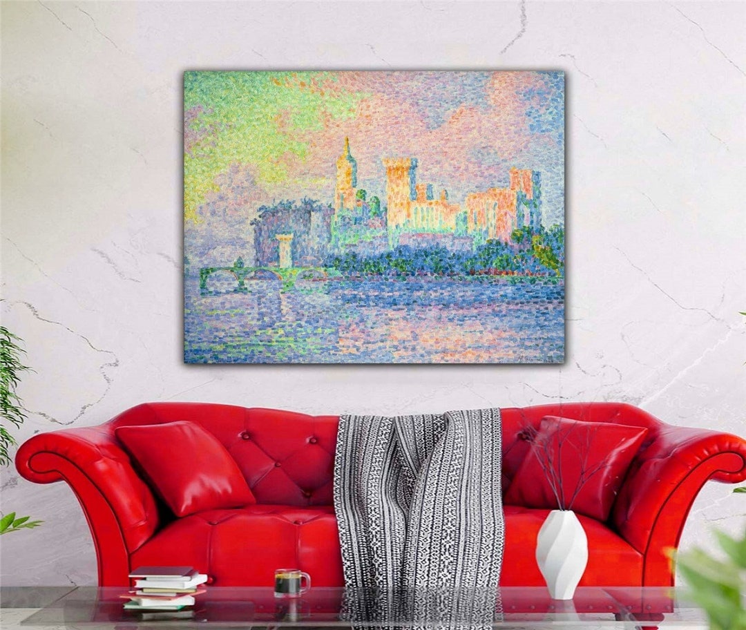 Paul Signac Palais Des Papes Avignon Canvas Print Wall Art,signac ...