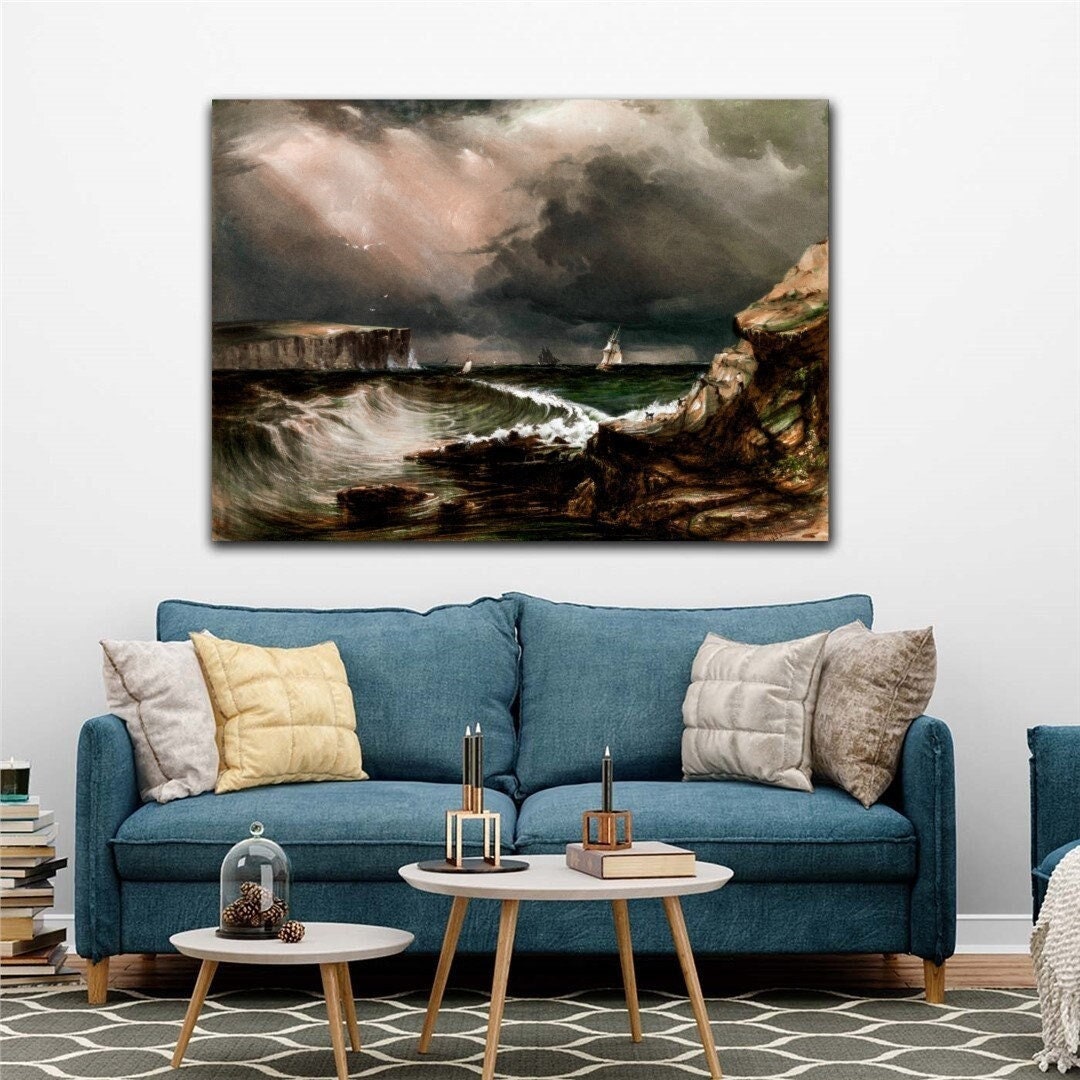 Conrad Martens View of the Heads Port Jackson 1853 Canvas Print Wall ...