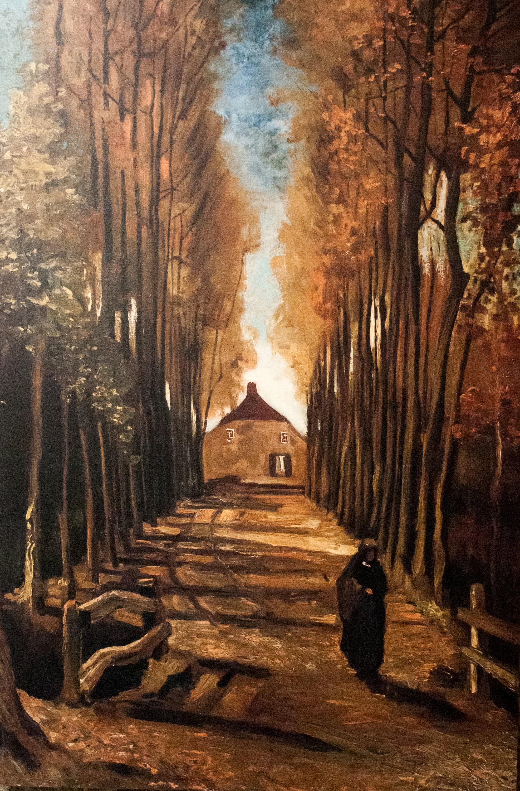 Van Gogh Avenue of Poplars in Autumn 1884 Canvas Print Wall Art,van ...