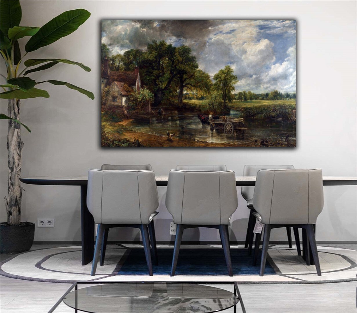 John Constable the Hay Wain 1821 Canvas Print Wall Art,constable Print ...