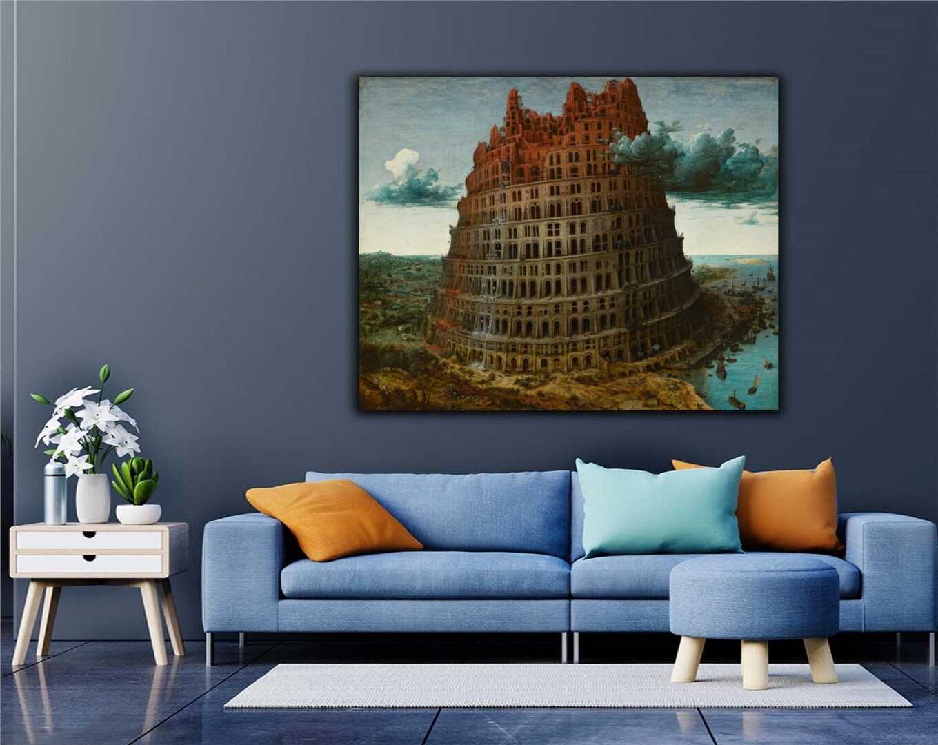 Jan Brueghel the Elder the Tower of Babel Rotterdam 1565 Canvas Print ...