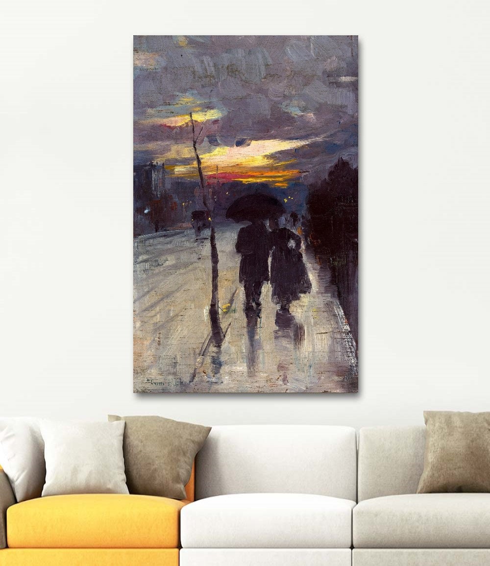 Tom Roberts Going Home 1889 Canvas Print Wall Art,tom Roberts Poster ...