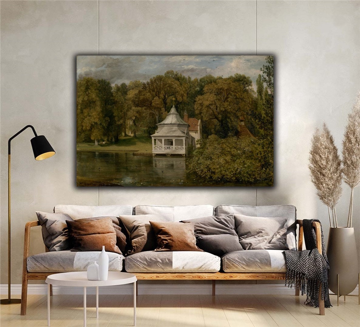 John Constable the Quarters Behind Alresford Hall 1826 Canvas Print ...