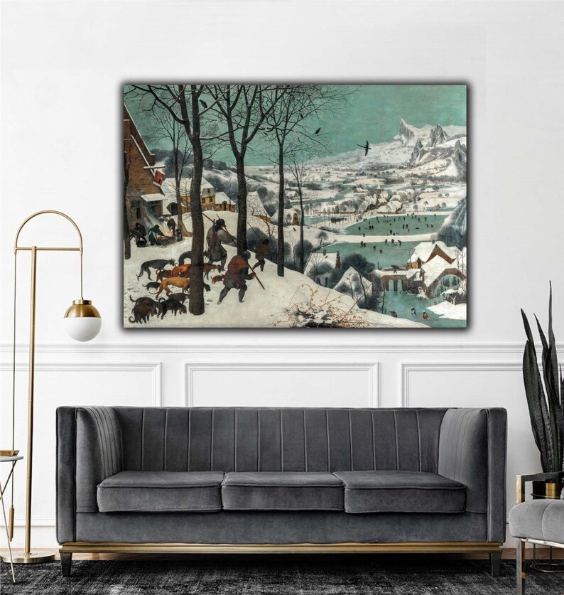 Pieter Bruegel the Elder the Hunters in the Snow 1565 Canvas - Etsy