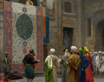 Jean Leon Gerome the Carpet Merchant Print Poster - Etsy