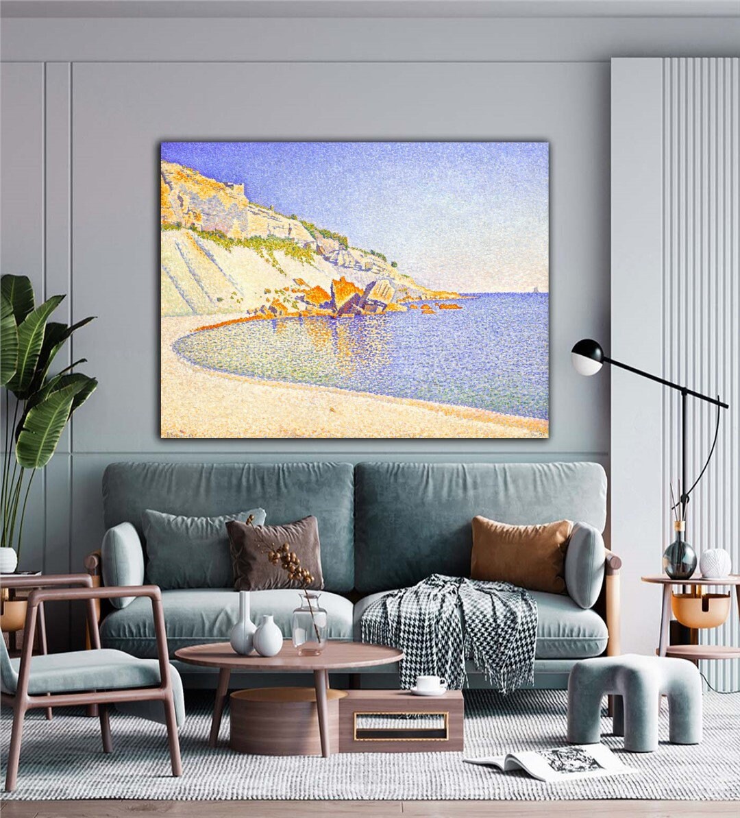 Paul Signac Cassis Cap Lombard Opus 1889 Canvas Print Wall Art,paul ...