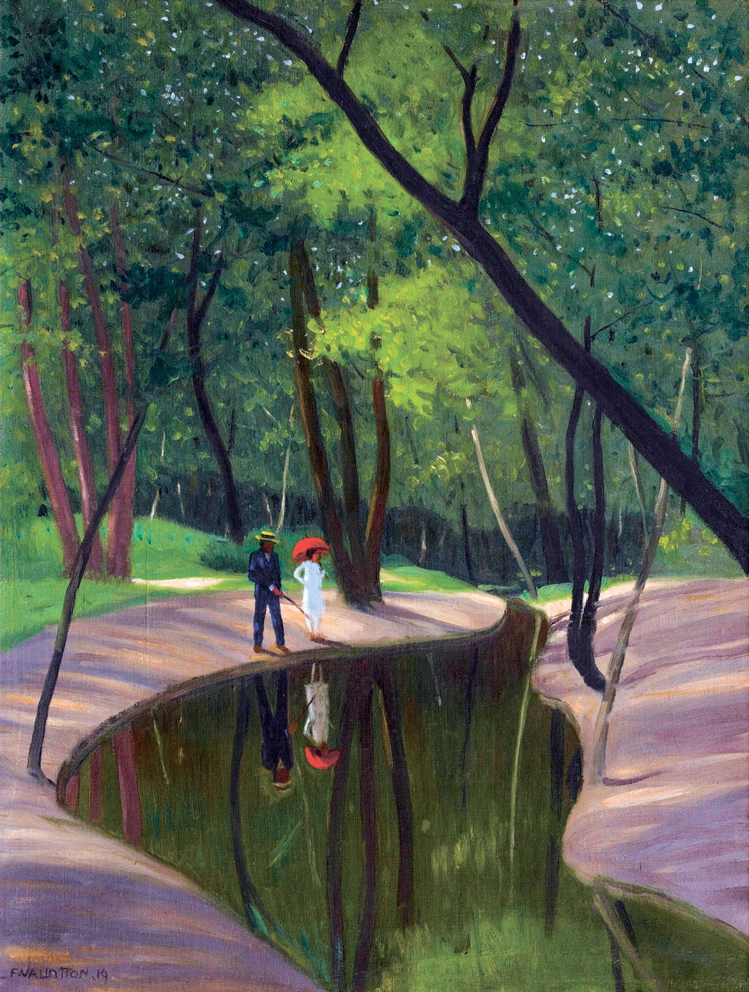 Felix Vallotton BOIS DE BOULOGNE, 1919 Canvas Print Wall Art,vallotton ...