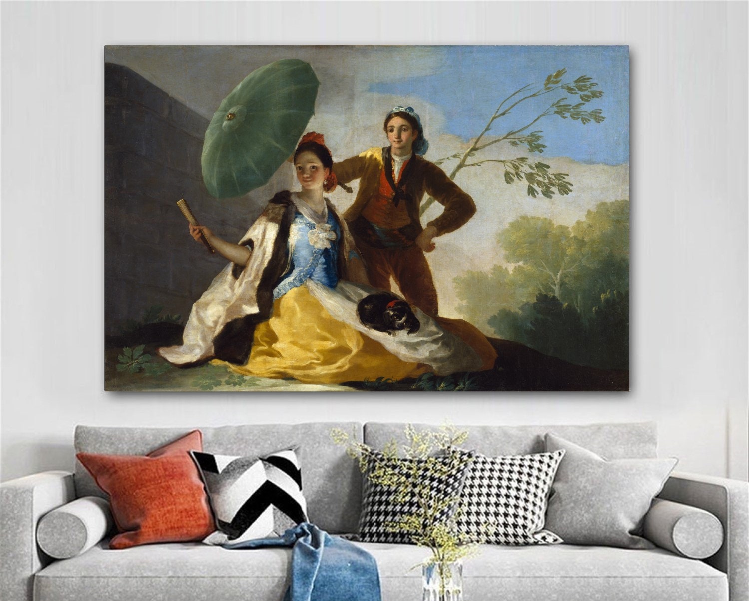 Francisco De Goya the Parasol 1777 Canvas Print Wall Art,goya Poster ...