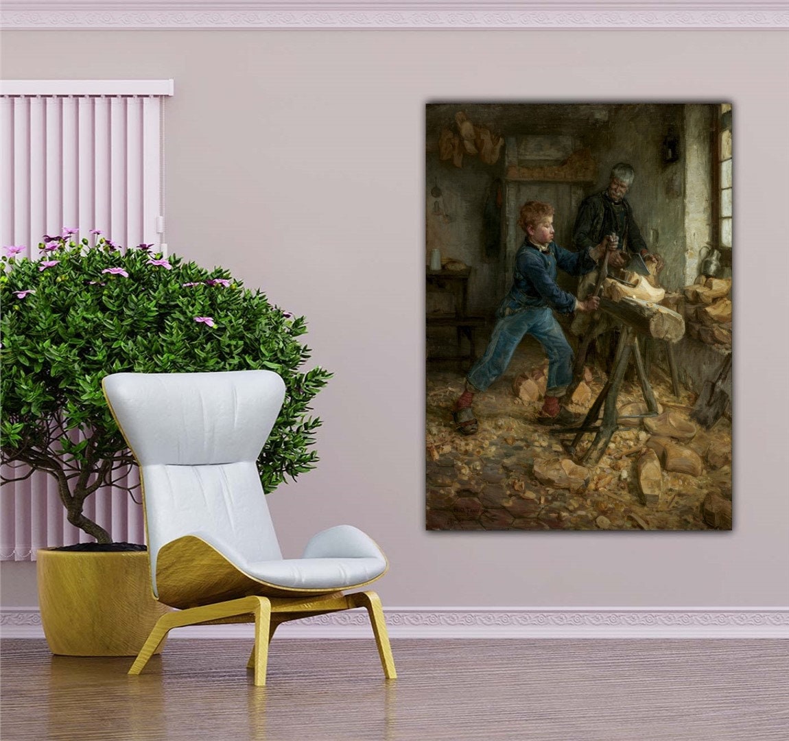 Henry Ossawa Tanner the Young Sabot Maker 1895 Canvas Print Wall Art ...