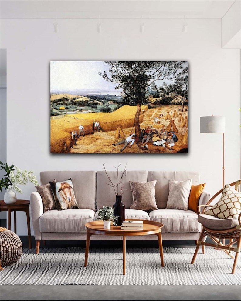 Pieter Bruegel the Elder the Harvesters 1565 Canvas Print Wall Art ...