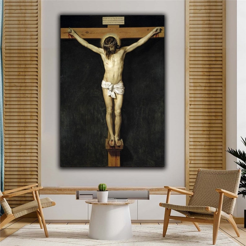 Diego Velazquez Christ Crucified 1632 Canvas Print Wall Art,velazquez Poster,velazquez Painting ...
