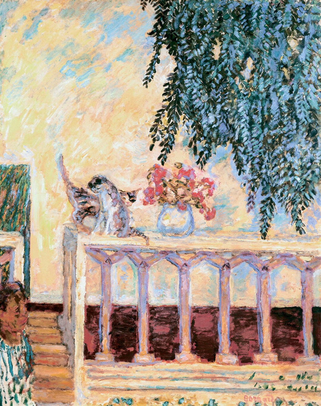 Pierre Bonnard, Cats on the Railing Canvas Print Wall Art,bonnard ...