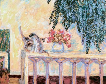 Pierre Bonnard the Country Dining Room With Cat Print Poster - Etsy