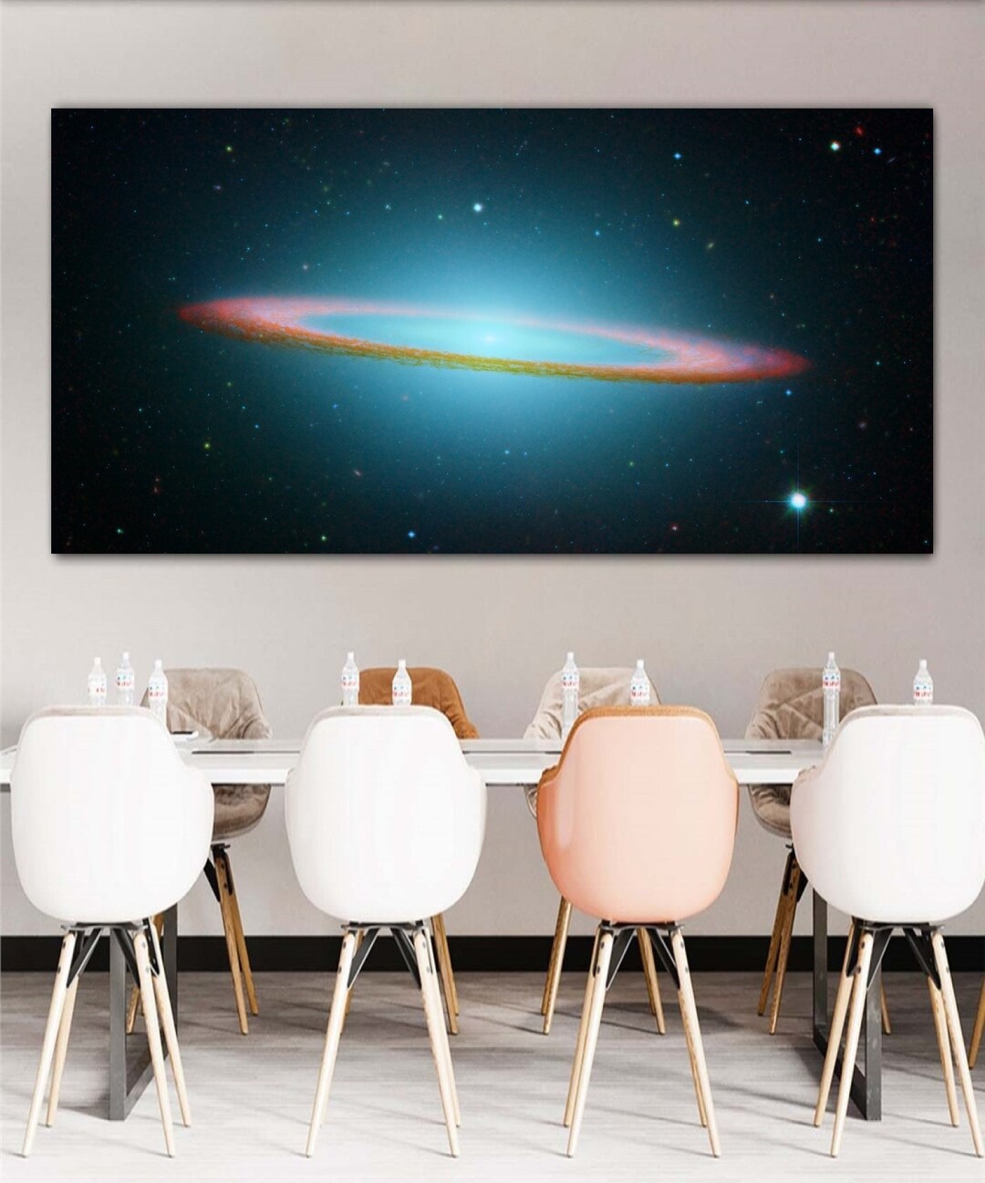 Sombrero Galaxy in Infrared Light NASA Space Canvas Print Wall Art ...