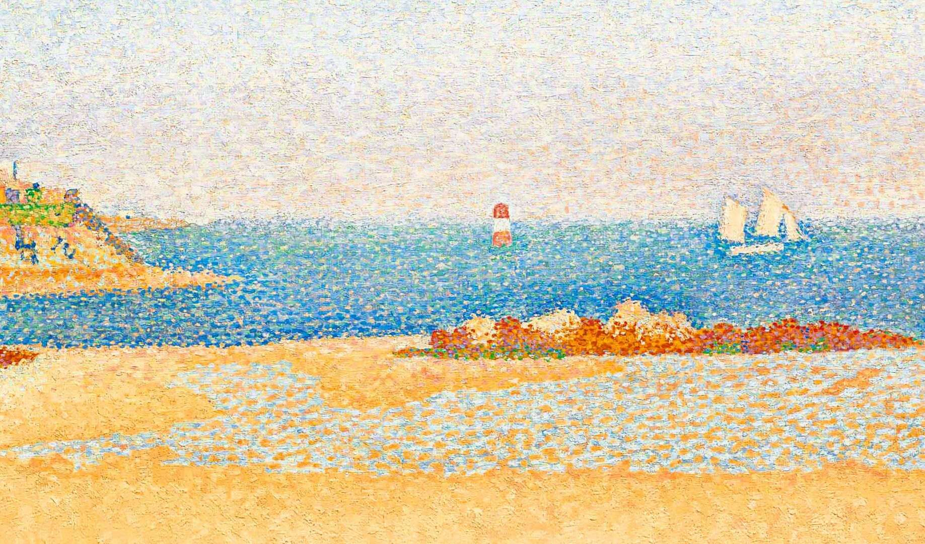 Paul Signac Portrieux the Countess 1888 Canvas Print Wall Art,signac ...