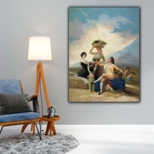 Francisco De Goya the Vintage 1786 Canvas Print Wall Art,goya Poster ...