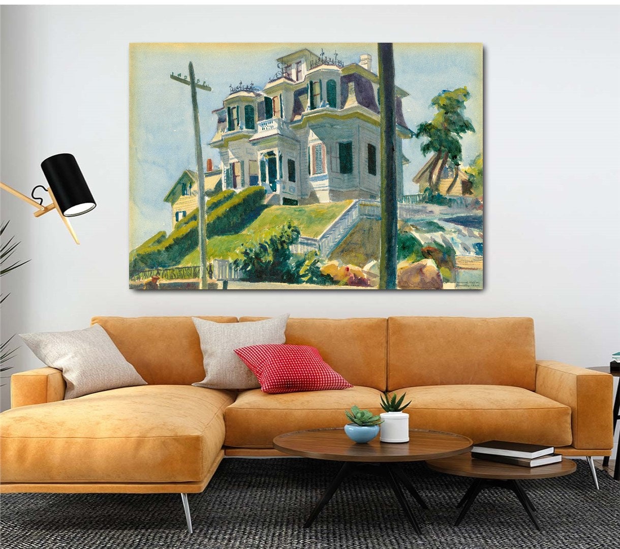 Edward Hopper Haskell's House 1924 Canvas Print Wall Art,hopper Poster ...