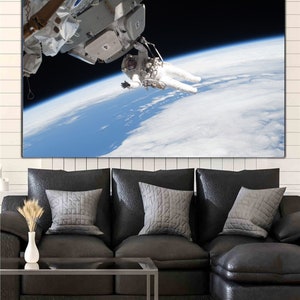 Nasa Astronaut Canvas Print Wall Art,nasa Print,nasa Poster,nasa Space ...