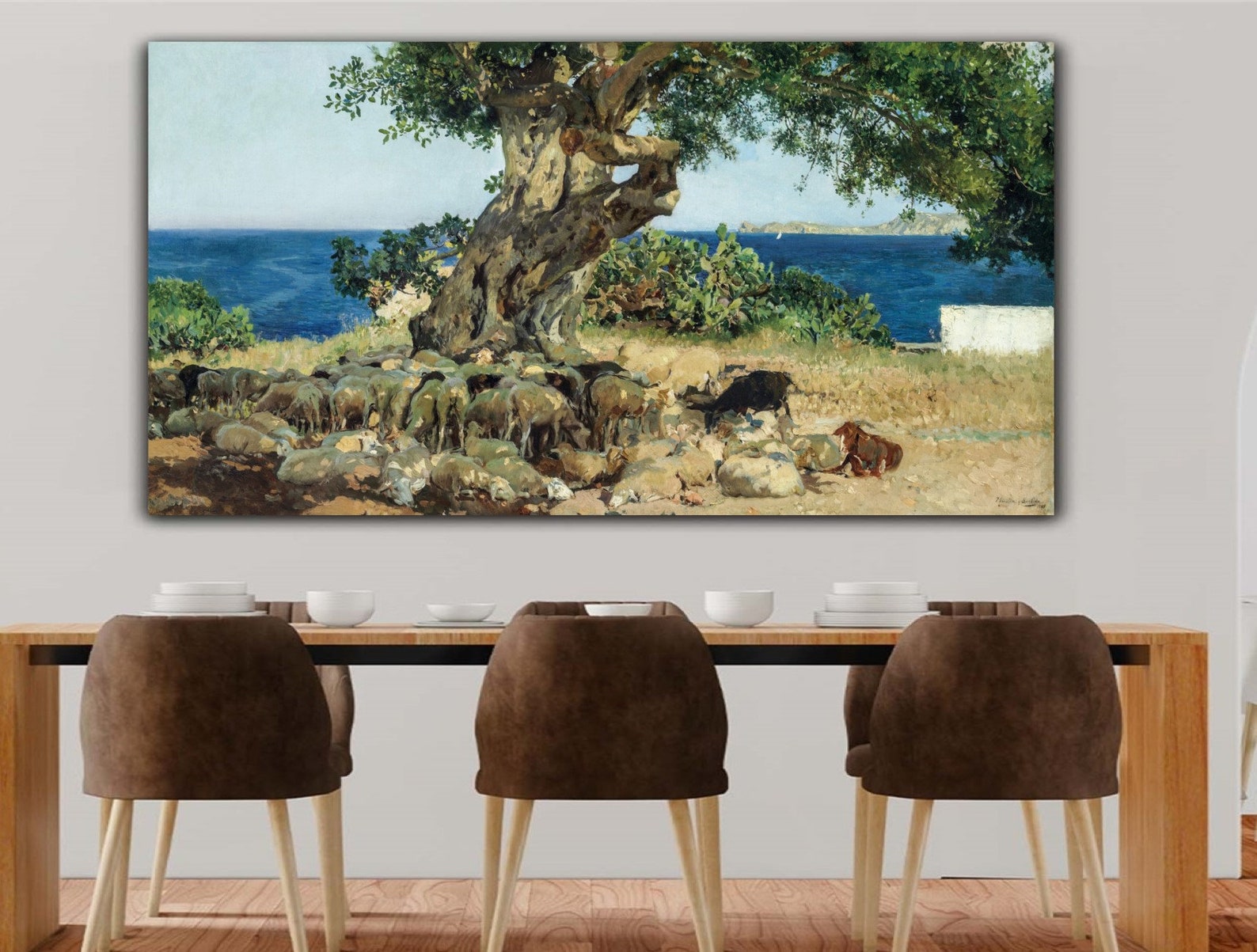 Joaquín Sorolla Carob Tree 1899 Canvas Print Wall Art,sorolla Poster ...