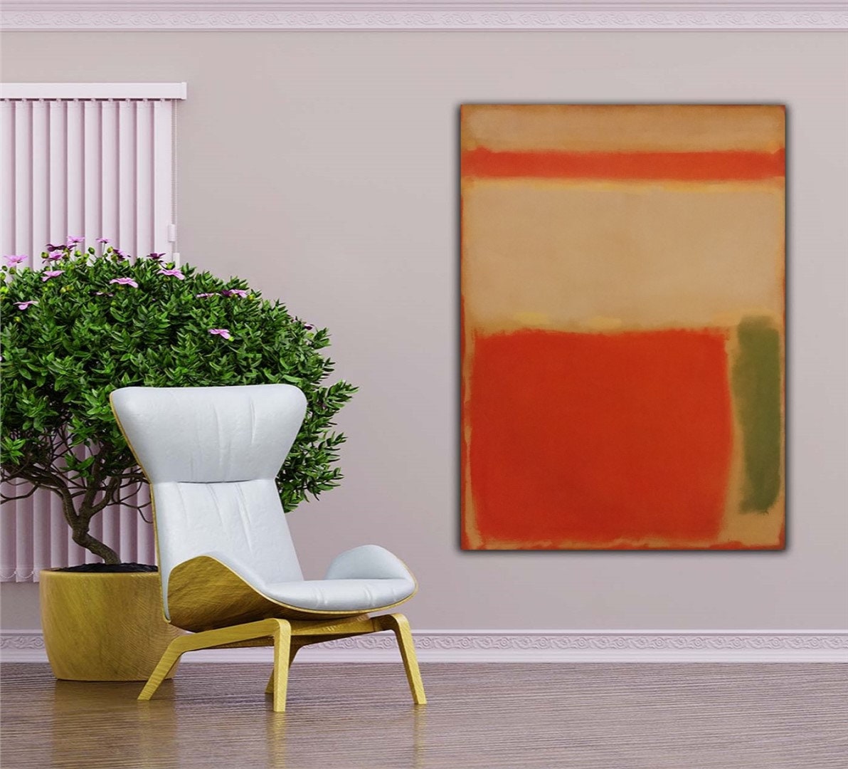 Mark Rothko Yellow Green and Orange 1949 Canvas Print Wall Art,rothko ...