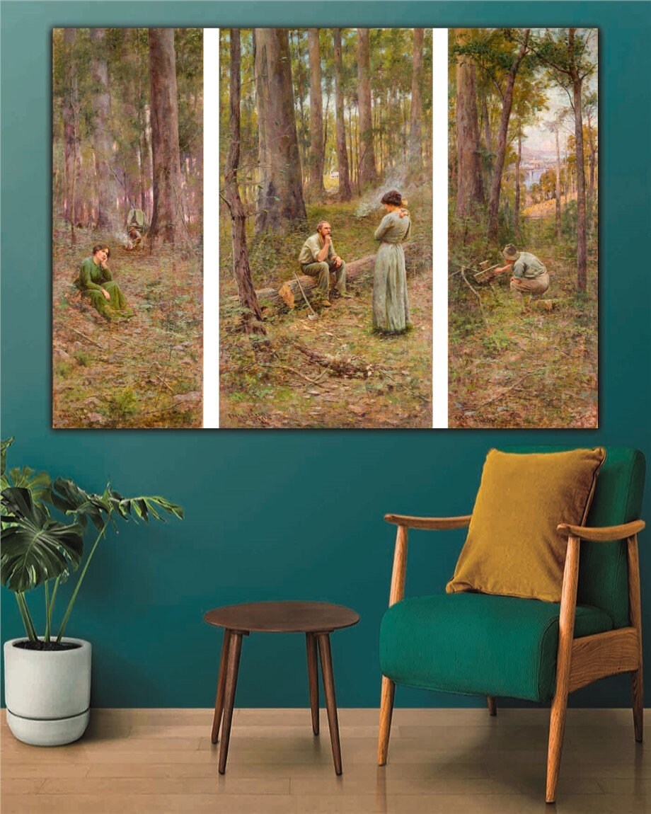 Frederick Mccubbin the Pioneer 1904 Canvas Print Wall Art,mccubbin ...