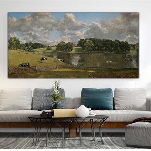Panoramic John Constable Wivenhoe Park 1816 Canvas Print Wall Art ...