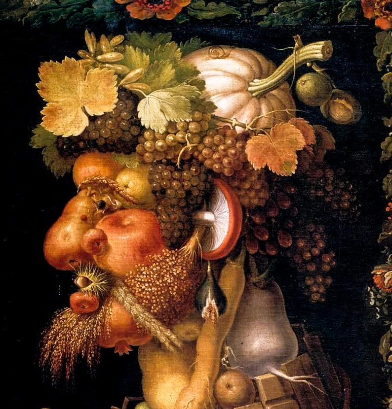 Giuseppe Arcimboldo Autumn 1573 Canvas Wall Artarcimboldo - Etsy