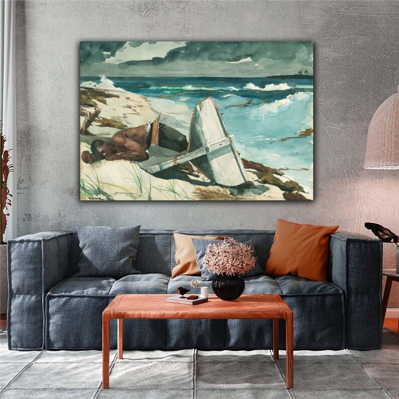 Winslow Homer After the Hurricane Bahamas 1899 Canvas Print - Etsy