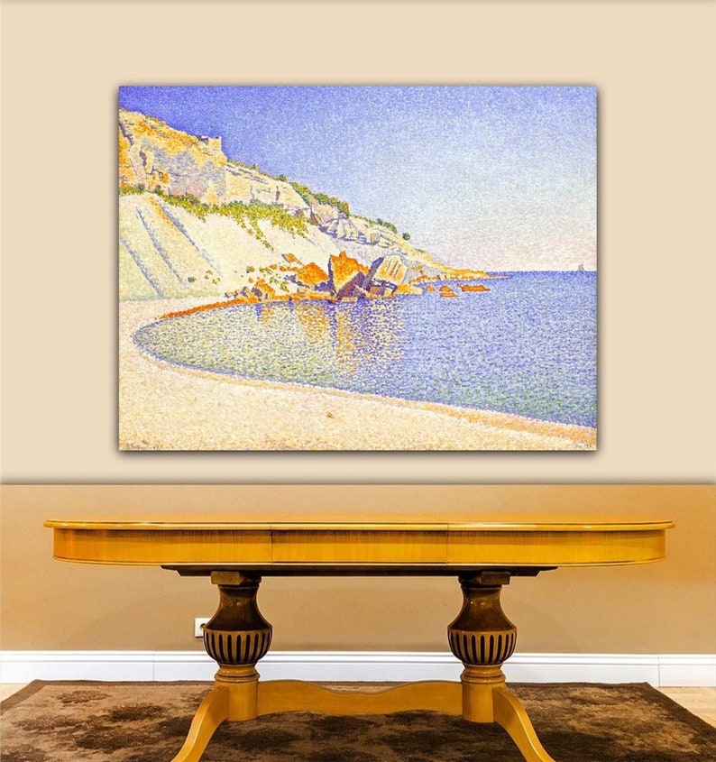 Paul Signac Cassis Cap Lombard Opus 1889 Canvas Print Wall Art,paul ...