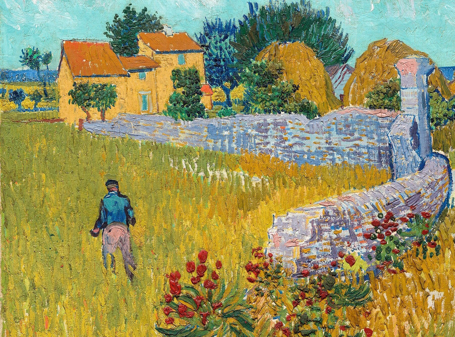 Vincent Van Gogh Farmhouse in Provence 1888 Canvas Print Wall Art,van ...