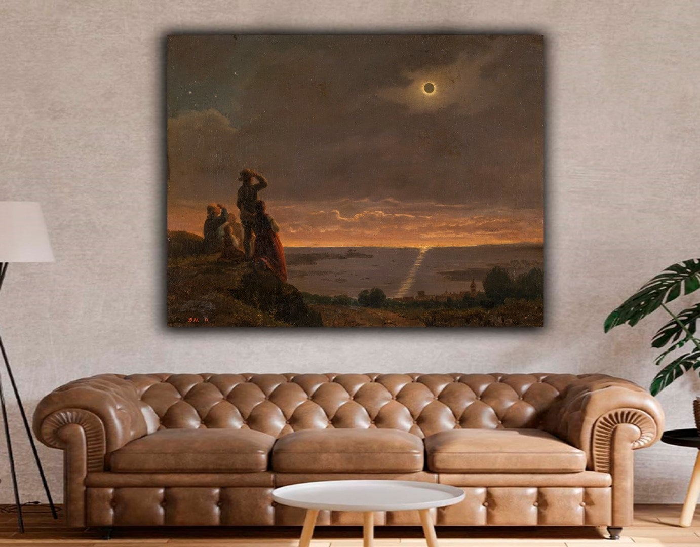 Bengt Nordenberg Solar Eclipse 1851 Canvas Print Wall Art,swedish ...