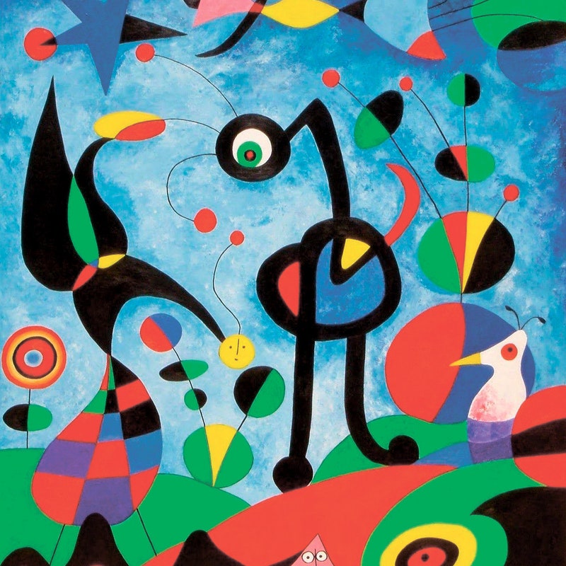 Joan Miro Print - Etsy