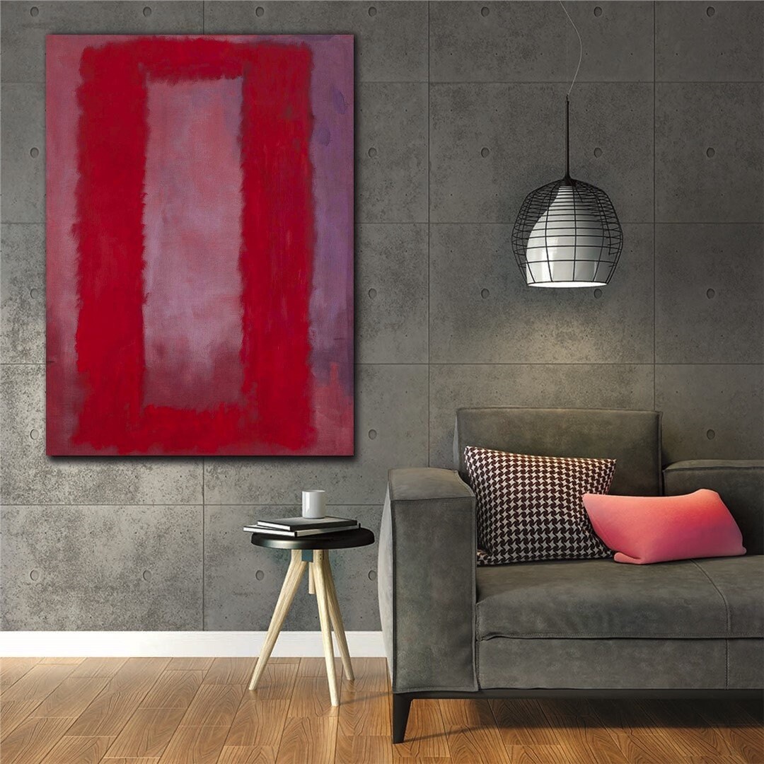 Mark Rothko Red on Maroon 1959 Canvas Print Wall Art,rothko Poster ...