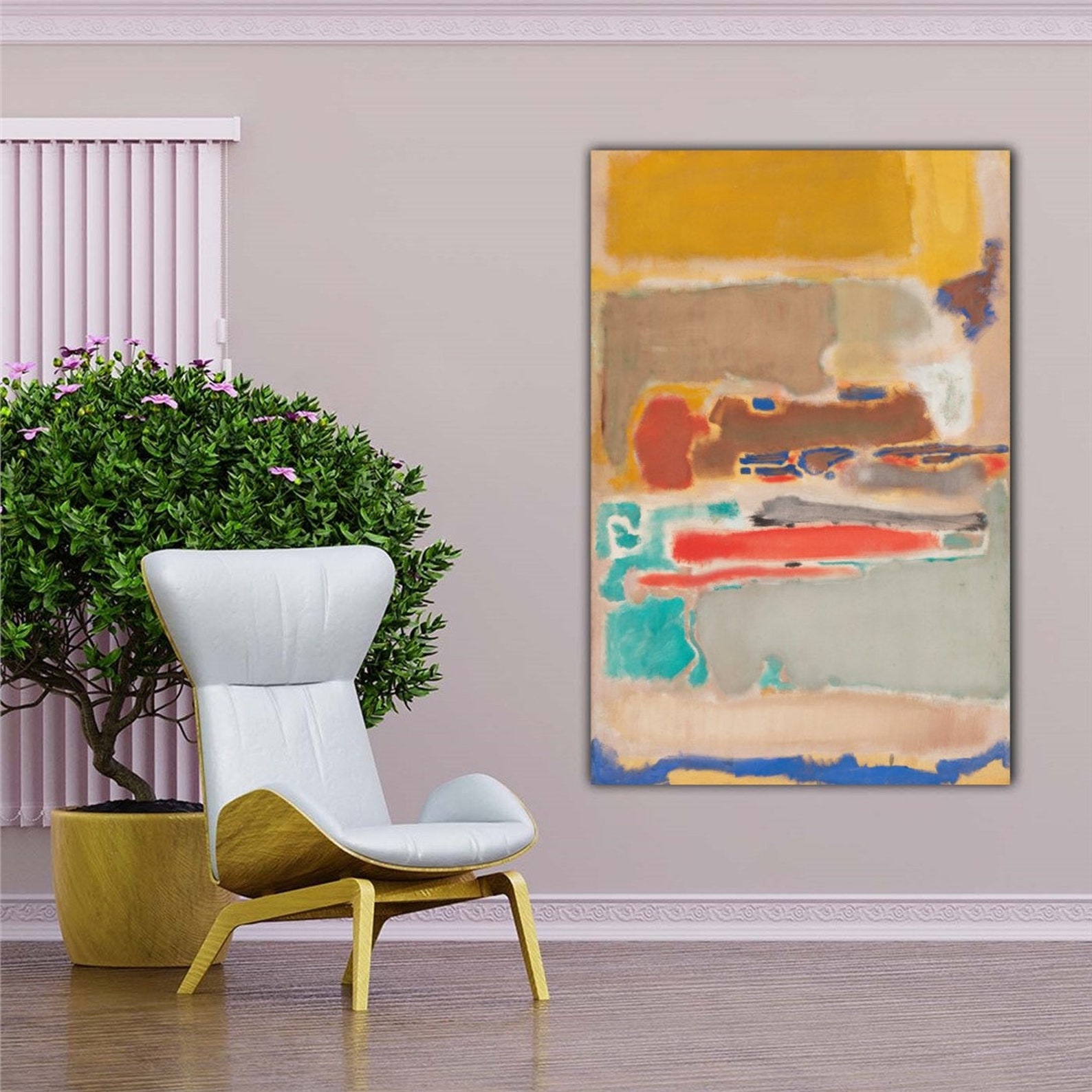 Mark Rothko Multiform 1948 Canvas Print Wall Art,rothko Poster,rothko ...