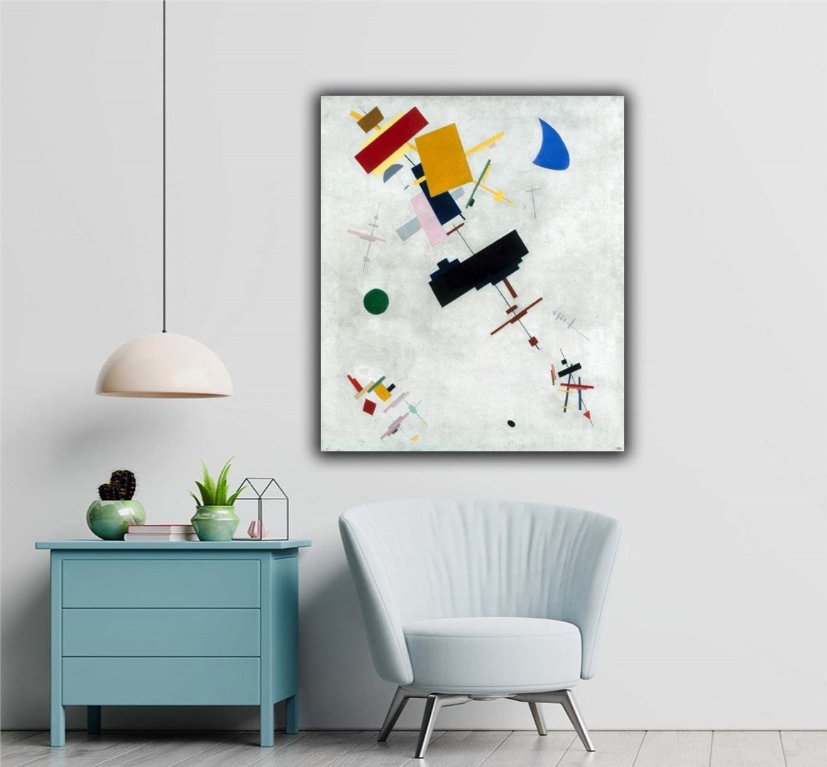 Kazimir Malevich Suprematism 1915 Canvas Print Wall Art,malevich ...