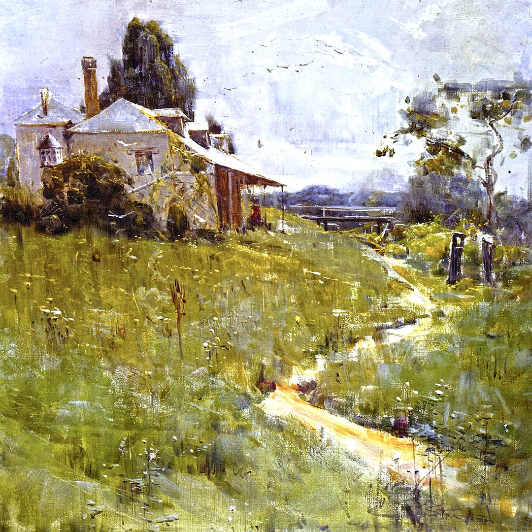 Arthur Streeton Travellers Rest the Old Inn Richmond Hawkesbury River ...