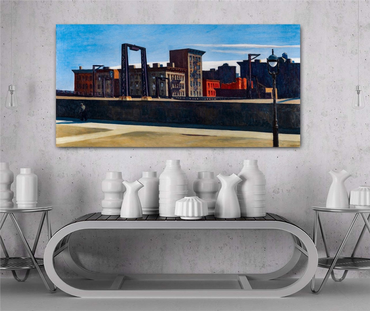 Edward Hopper Manhattan Bridge Loop 1928 Canvas Print Wall - Etsy