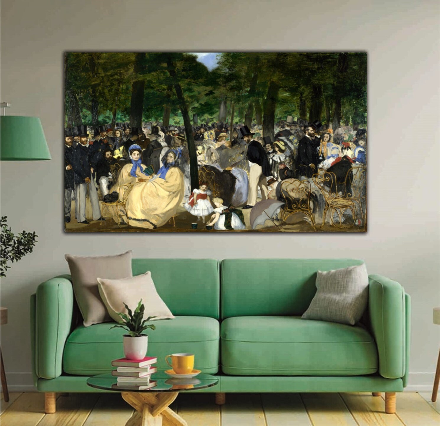 Edouard Manet Music in the Tuileries 1862 Canvas Print Wall Art,manet ...