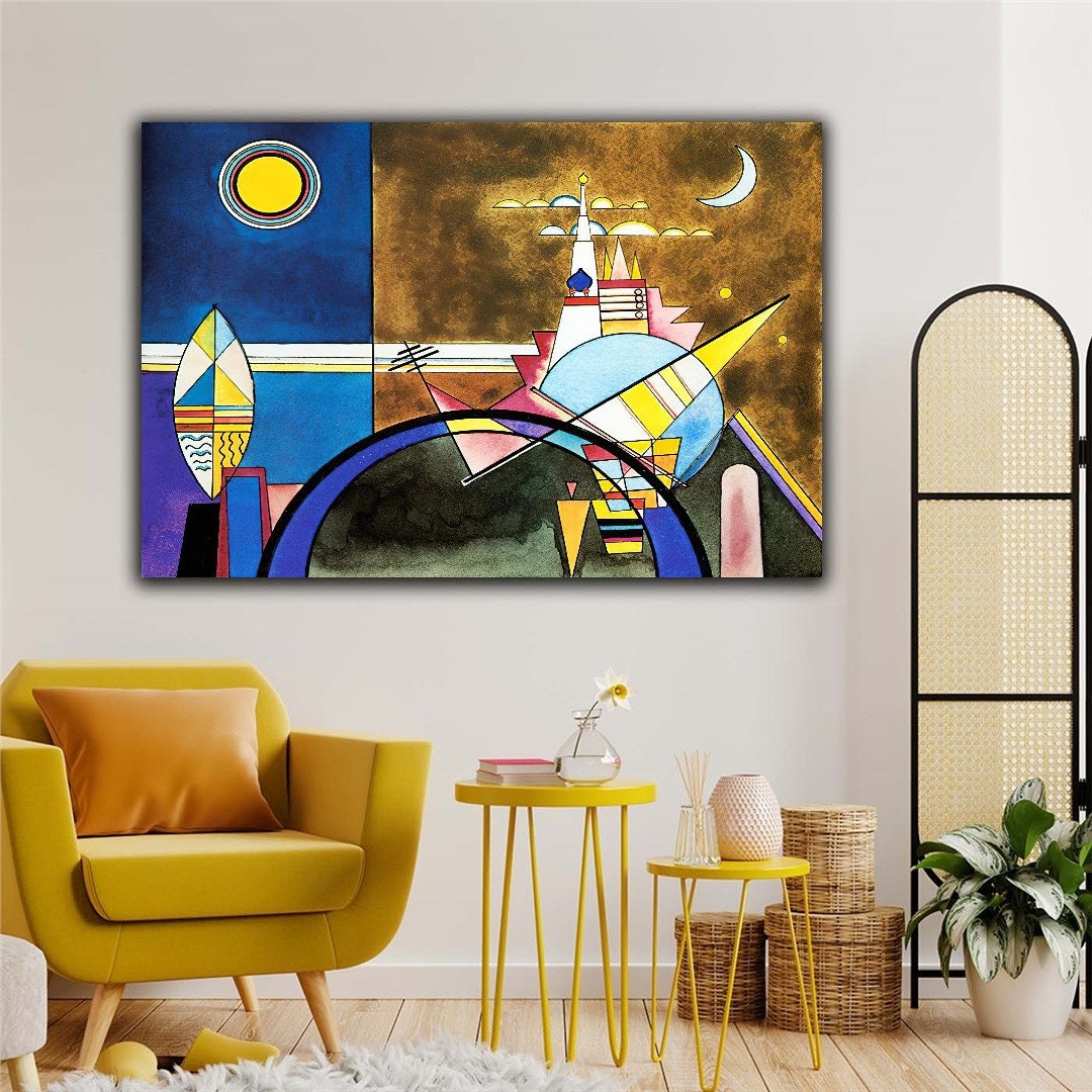 Wassily Kandinsky the Colorful Life Print Wall Art, 1907 Kandinsky ...