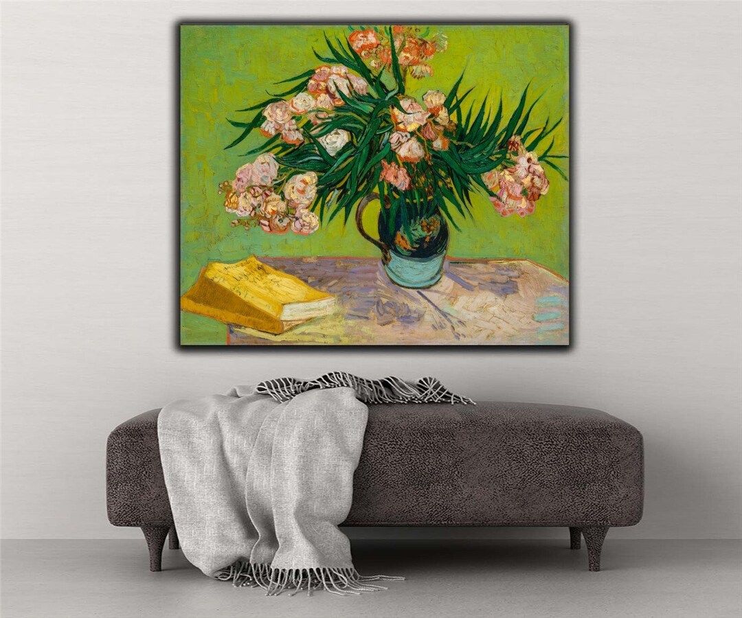 Van Gogh Oleanders 1888 Canvas Print Wall Art,van Gogh Poster,van Gogh ...